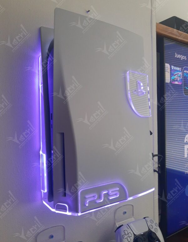 soporte para la consolas PS5 con iluminación + 2 soportes de control ...