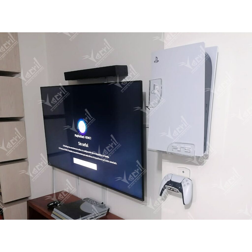 soporte para la consolas PS5 con iluminación + 2 soportes de control ...